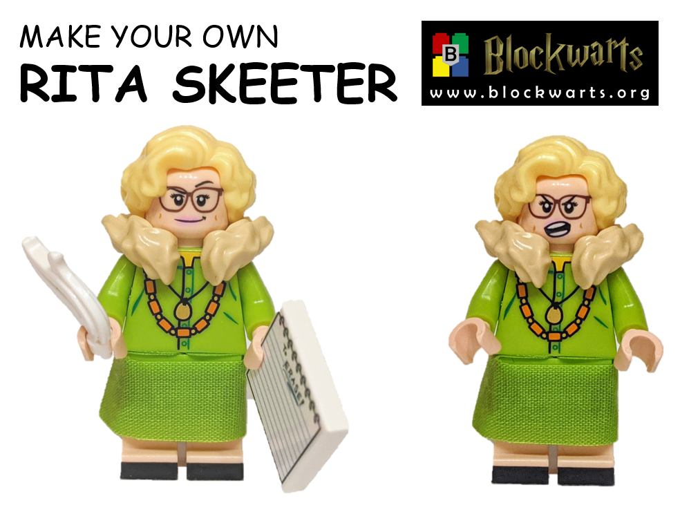 Make your own Rita Skeeter – Blockwarts – A LEGO Harry Potter fan site