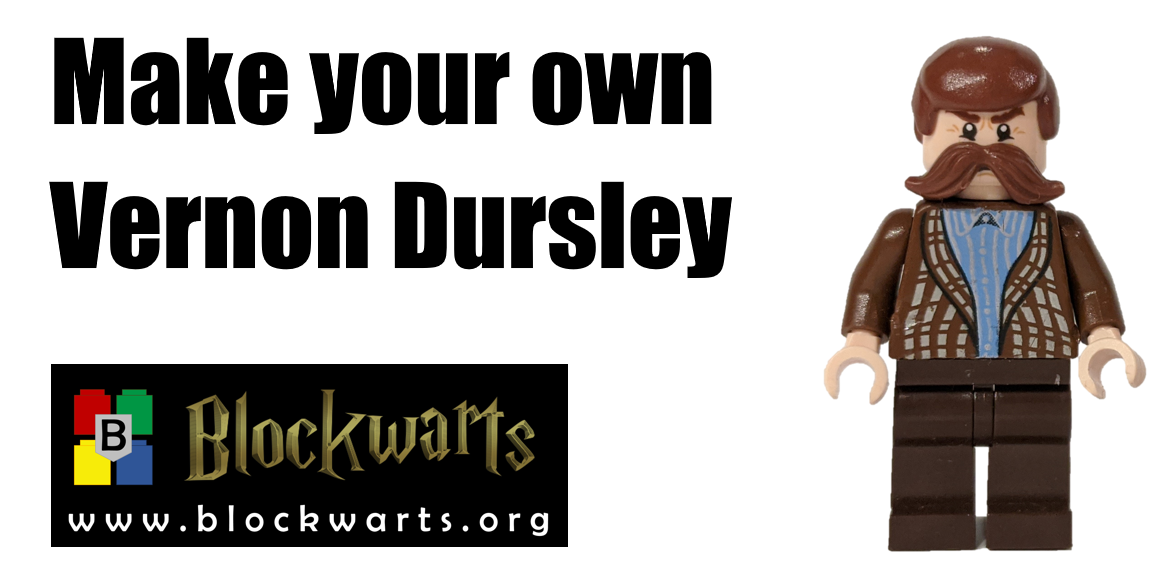 Make your own Vernon Dursley – Blockwarts – A LEGO Harry Potter fan site