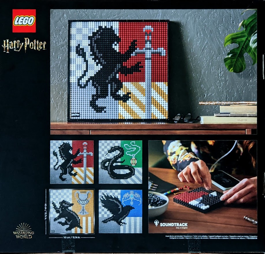 REVIEW: Hogwarts crests LEGO wall art – Blockwarts – A LEGO Harry ...