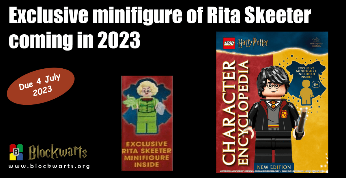 Exclusive minifigure of Rita Skeeter coming in 2023 – Blockwarts – A ...